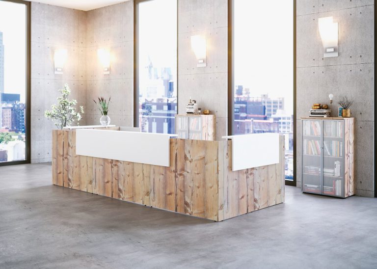 Fifty Full Reception Counter with DDA Access – Office Furniture ...