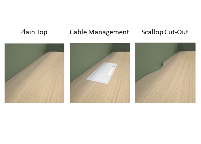 ONE Electric Adjustable Desk with Scallop Cut-Out – Office Furniture ...