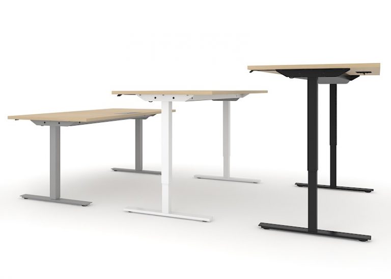 ONE Electric Adjustable Desk with Scallop Cut-Out – Office Furniture ...