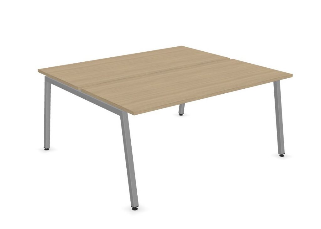 Nova A 2-Person Back to Back Desk with Plain Top – Office Furniture ...