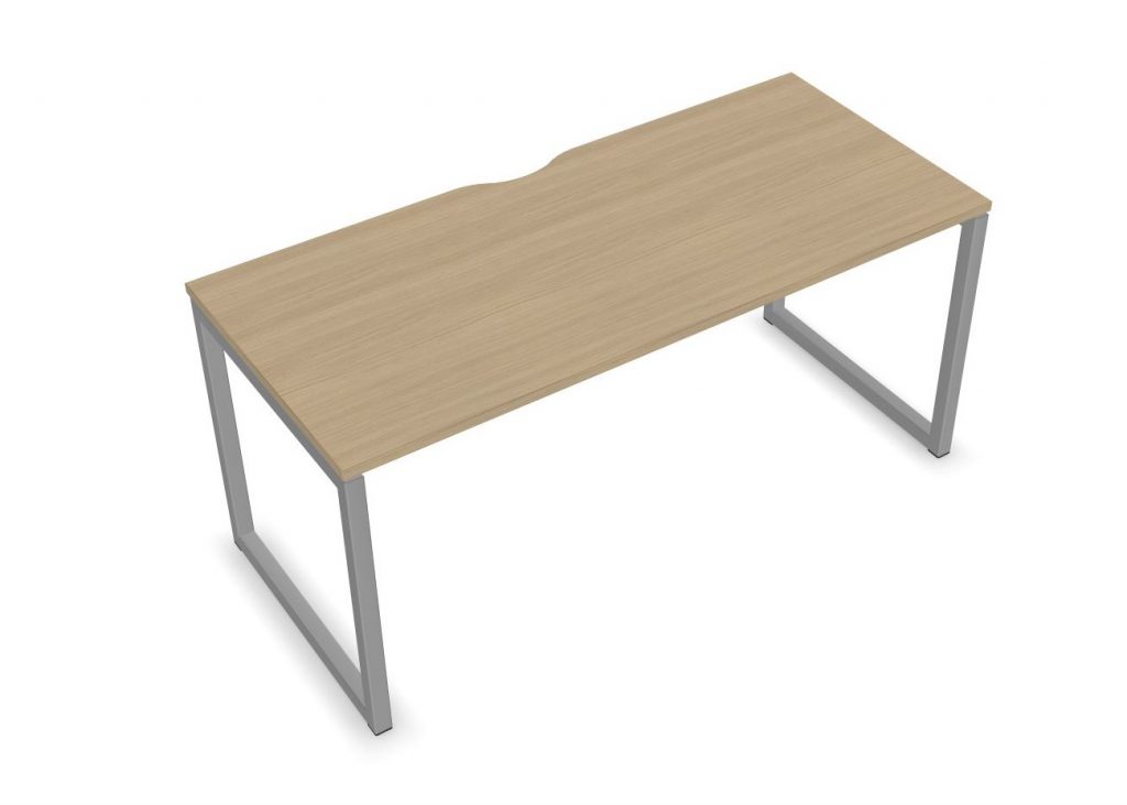 Nova O Rectangle Desk with Scallop Cut-Out – Office Furniture Requirements
