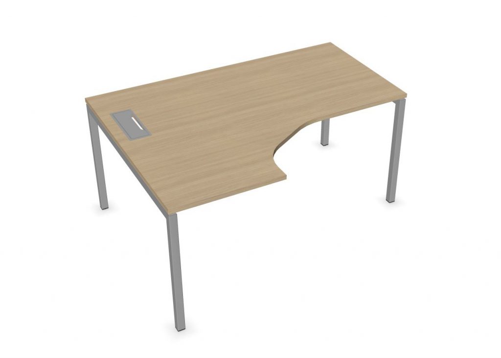 Nova U Crescent Desk with Cable Access Flap – Left & Right Hand Return ...