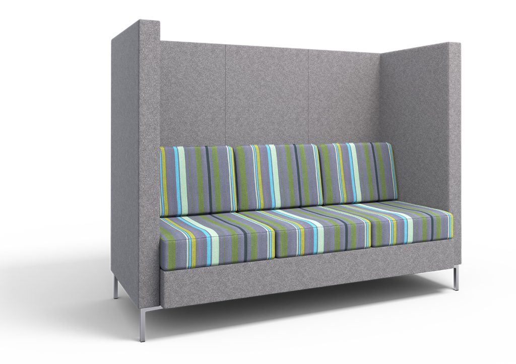 Ceilo 3 High Back Booth with Table – Office Furniture Requirements