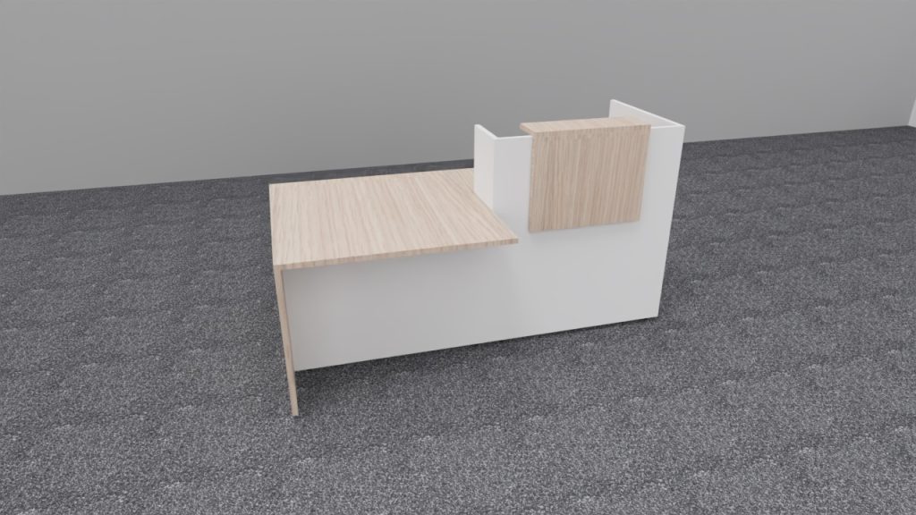 Fifty Full Small Reception Counter with DDA Access – Office Furniture ...