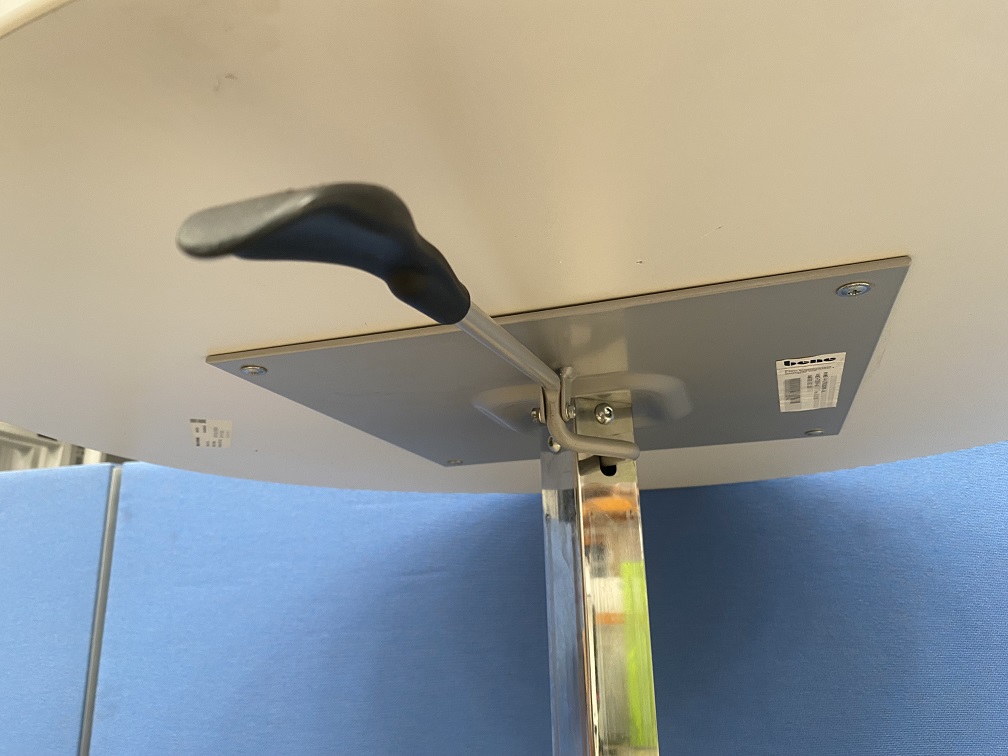 Bene Height Adjustable Round Table – Office Furniture Requirements